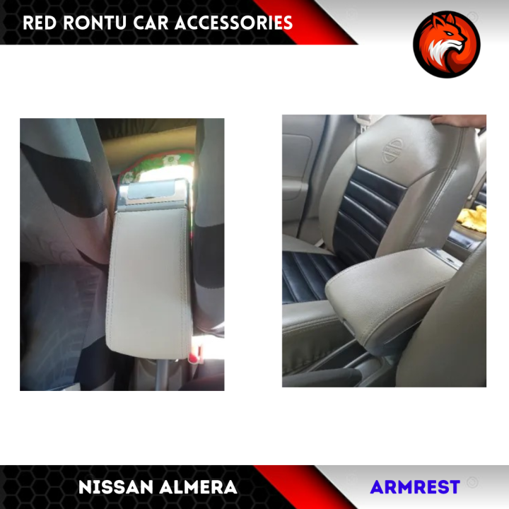Nissan Almera Arm rest - Center Console Box - PREMIUM - All year model ...