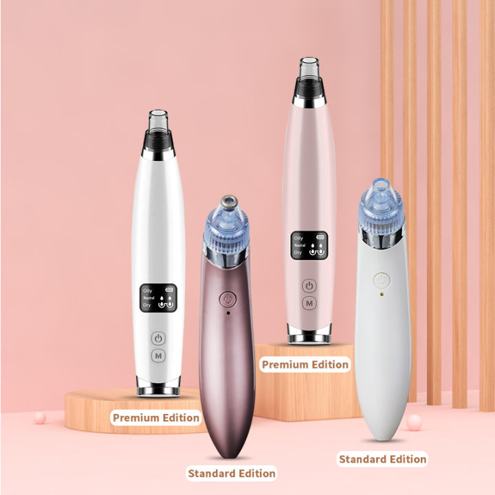 Facial cleansing blackhead remover Vacuum suction cup Blackhead acne extractor Pore deep ...