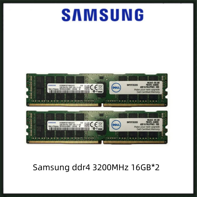Samsung RAM 16GB*2 DDR4 3200MHz Desktop Memory 1.2V DIMM Gaming Memory for Desktop | Lazada.co.th