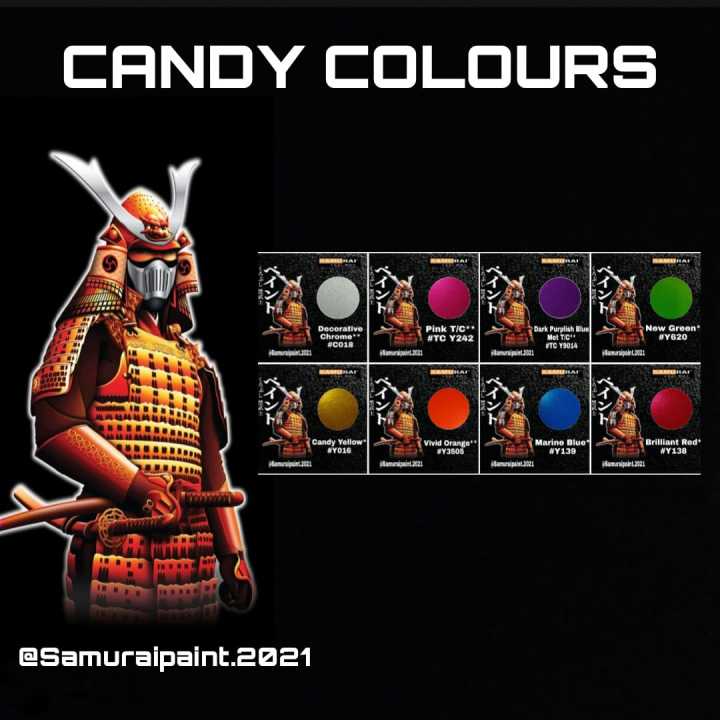 samurai paint candy colours | Lazada Indonesia