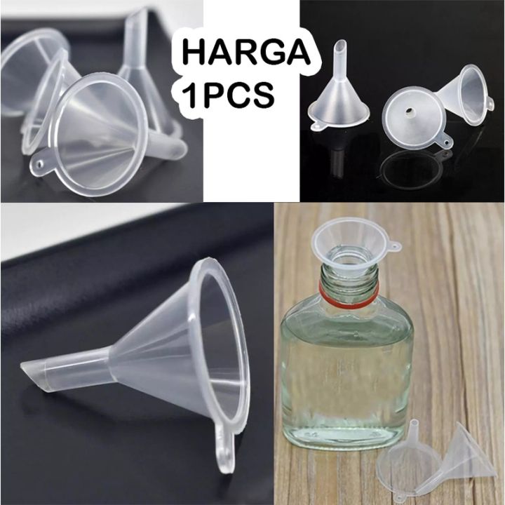 Corong Mini Plastik Transparan Untuk Botol Parfum Isi Minyak Esensial ...