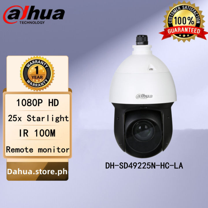 Dahua CCTV Camera PTZ(SD49225-HC-LA)2MP 25x Optical Zoom IR PTZ HDCVI Camera IR100M Waterproof ...