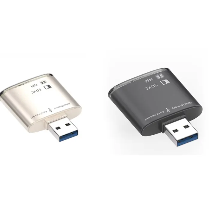 USB 3.0 Card Reader 8GB-128GB SD SDXC for NM Nano Memory Card Write ...