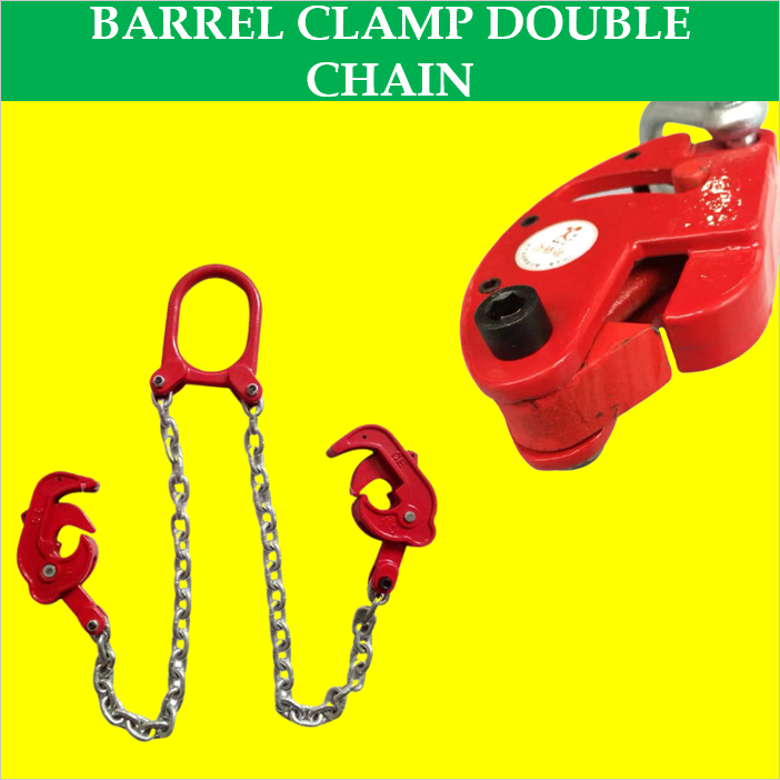 Maco 1 Ton Barrel Clamp Double Chain | Barrel Pliers Used for Drum ...