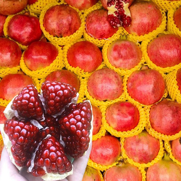 Tunisia soft-seeded pomegranate 10 kg fresh seasonal fruit small fruit ...