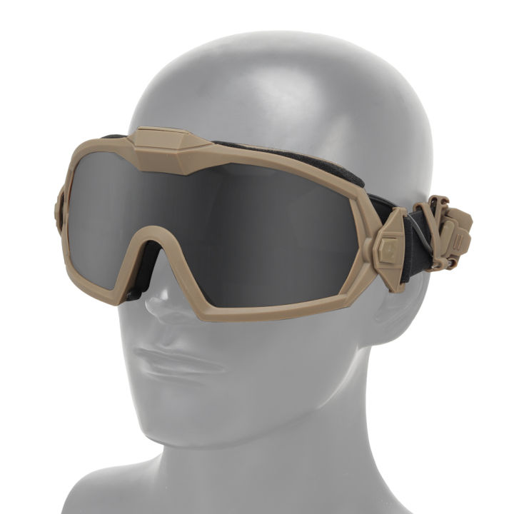 Outdoor sports toys Wosport New anti-fog With fan tactical goggle eye ...
