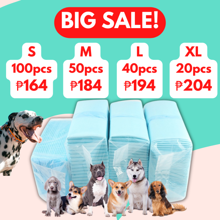 [PER PACK] Wee Wee Training Pet Pee Potty Pads for Dogs | Lazada PH