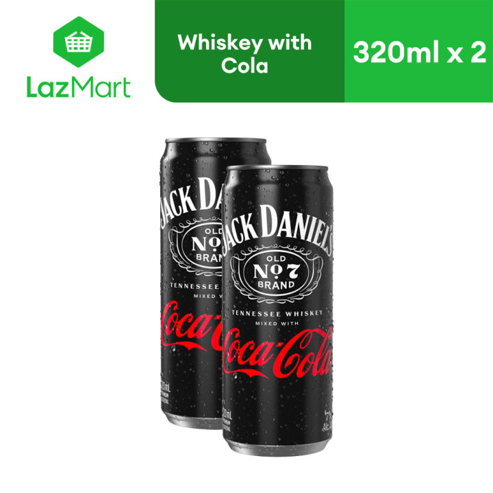 Jack Daniel's & Coke 320ml 7% ABV - Pack of 2 | Lazada PH