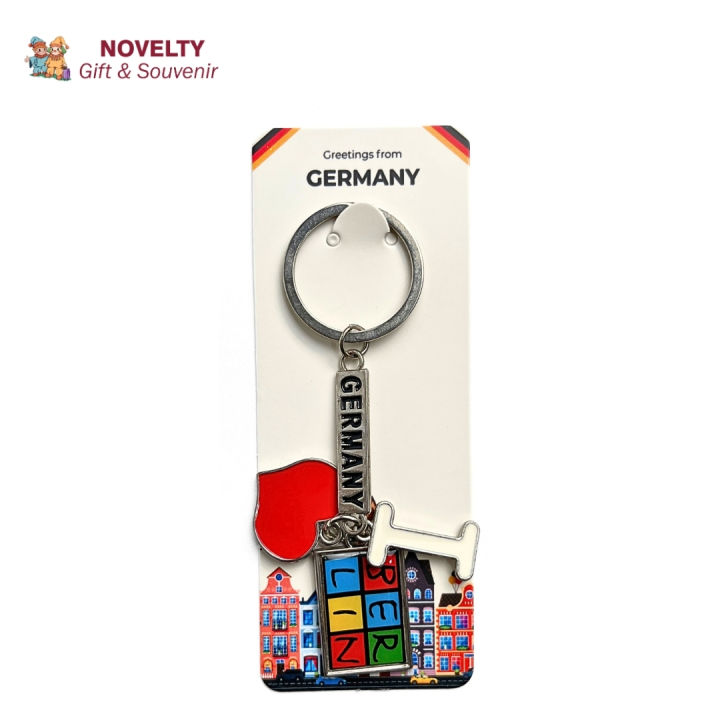 Souvenir gantungan kunci Germany oleh oleh negara Jerman Eropa | Lazada ...