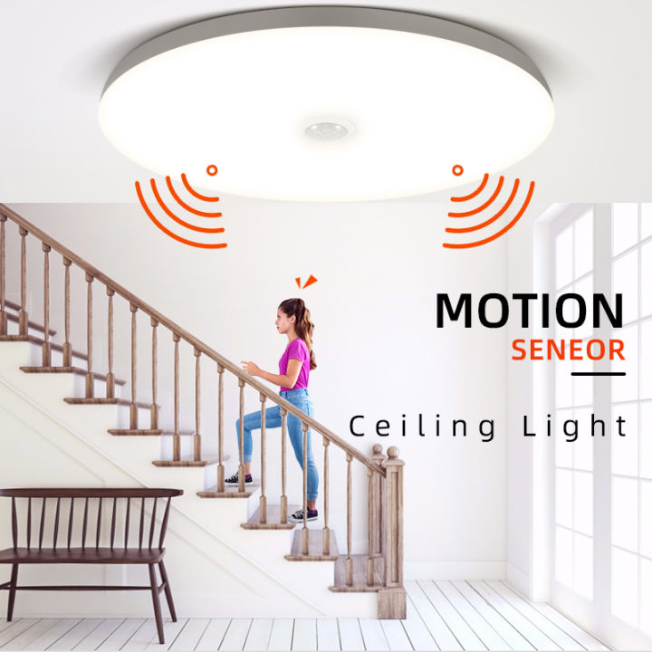 CHENBEN Led Motion Sensor Ceiling Light 15W 20W 30W 40W PIR Night Light ...
