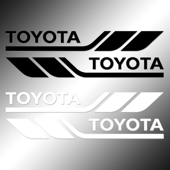 Stickers | 2x Toyota | TRD| Racing | Decals | Stripes | Vinyl Weather ...