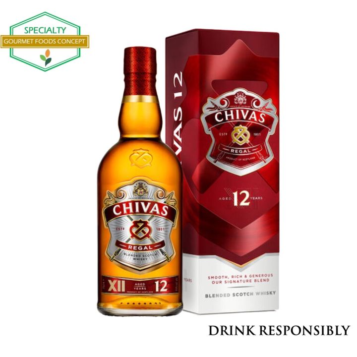 CHIVAS REGAL BLENDED SCOTCH WHISKY 12YO 700ML | Lazada PH
