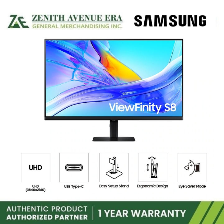 Samsung LS32D804UAEXXP S8 32" ViewFinity UHD 4K VA Monitor |Monitor For ...