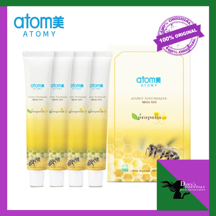 Atomy Korean Propolis Toothpaste (1 BOX x 4pcs x 50g) | Lazada PH
