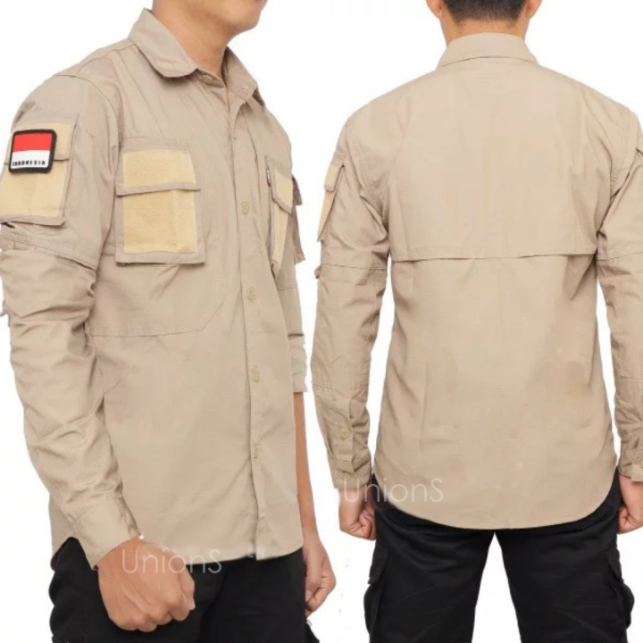Union-S Kemeja Tactikal 511 Lengan Panjang | Kemeja PDL | Baju Tactical | Kemeja Outdoor ...