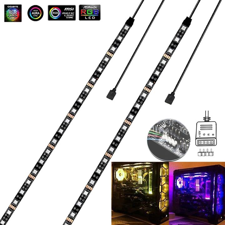 RGB Gaming 5050 LED Strip Light RGB Branch Line for 12V Aura Sync ...
