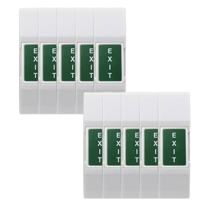 COM NC NO Output Push Switch Access Control System 10pcs Mini Exit ...