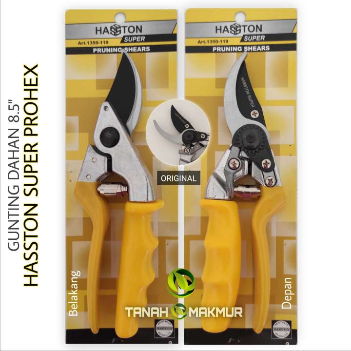 GUNTING DAHAN RANTING PROHEX HASSTON ORIGINAL 1350-119 GUNTING STEK ...