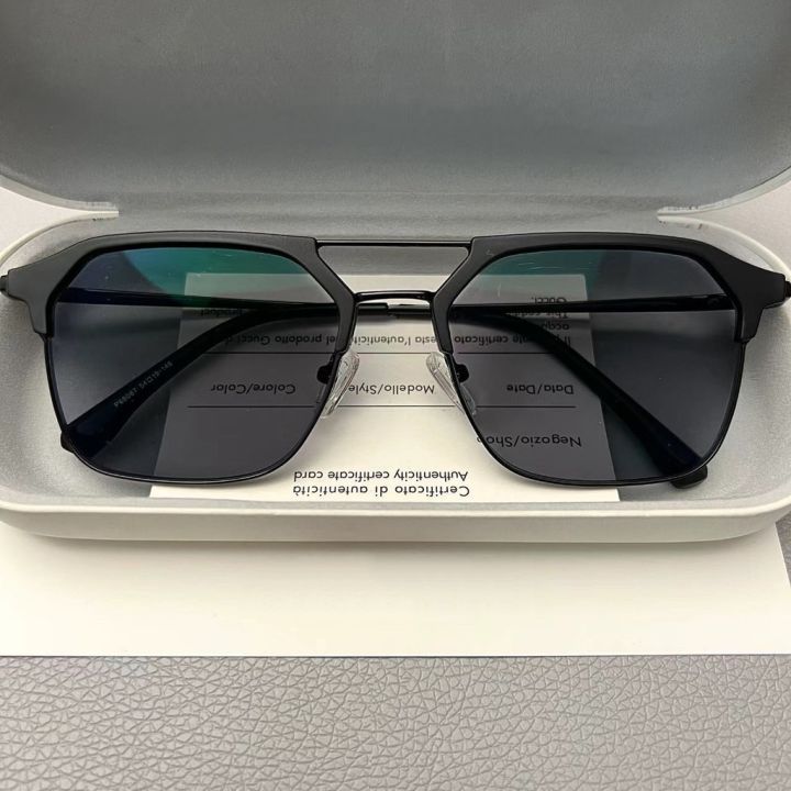 Men's Photochromic Graded Eyeglasses 0-400 Double Beam Anti-Blue Light ...