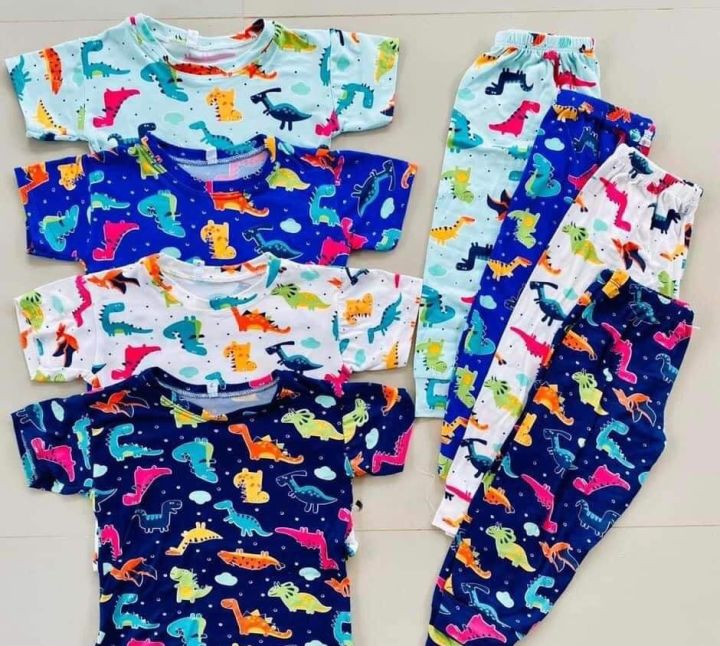 3pairs SOFT TSHIRT-TERNO-PAJAMA BOY Kids Infant and Toddler Age 0 ...