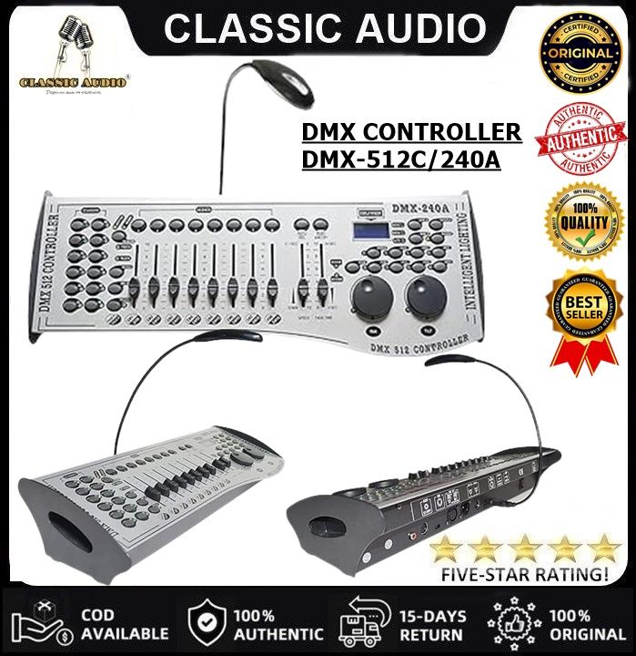 CLASSIC AUDIO DMX CONTROLLER DMX-512C/240A (ORIGINAL) | Lazada PH