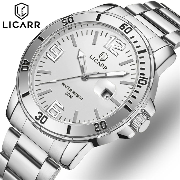 LICARR Fashion Casual Men's Quartz Watch Luxury Brand Sports Men's ...