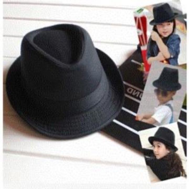 Fedora kids hat(Bruno Mars) Children's Sunshade Straw Hat Outdoor Sun ...