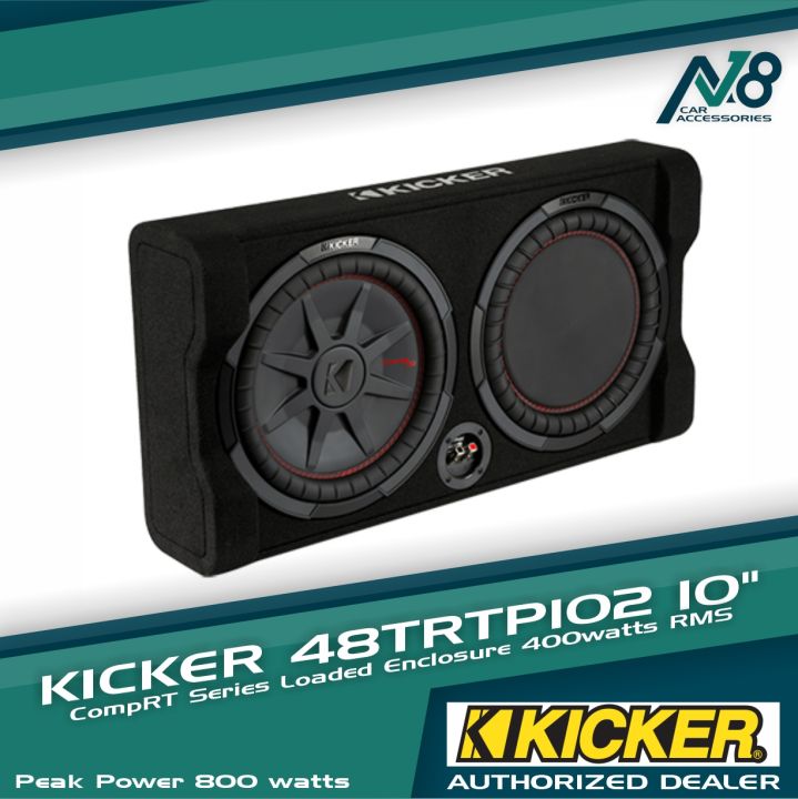 Kicker 48TRTP102 Downward-Firing Loaded Enclosure 10" Subwoofer Genuine | Lazada PH
