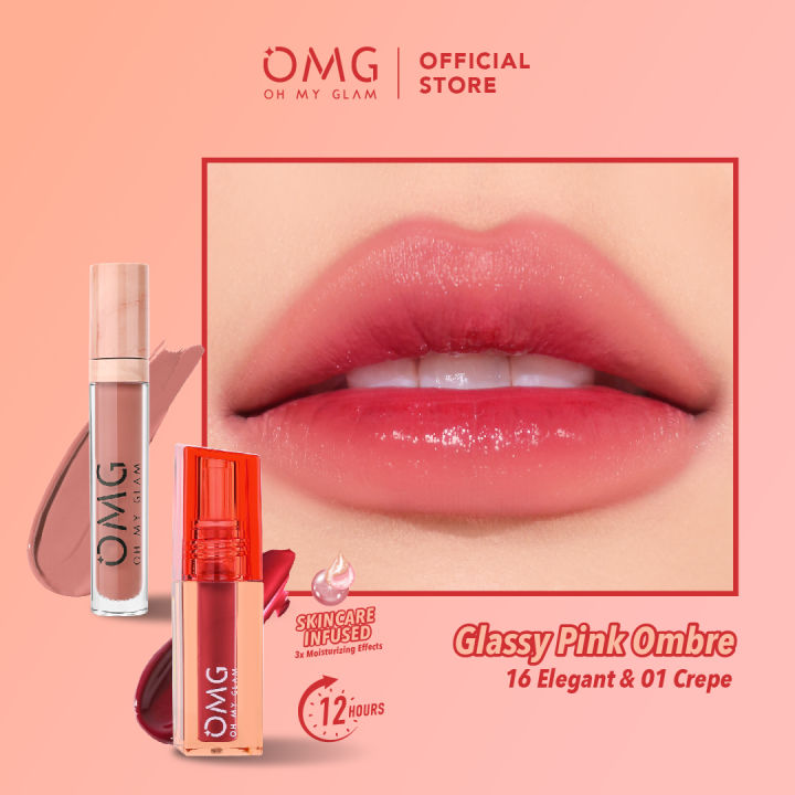 Paket Ombre Lips Parade - Best Ombre Lip Cream + Lip Tint - Warna Intense dan Tahan Lama ...