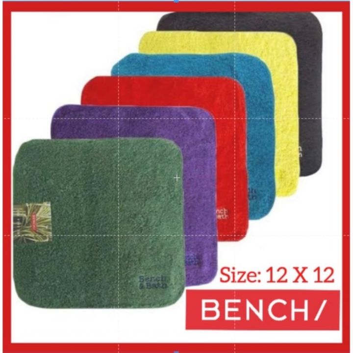 BENCH BATH Bench Face Towels (12x12) ORIGINAL with Paper Bag | Lazada PH