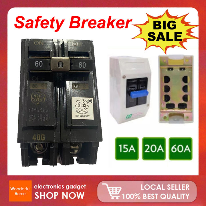 Safety breaker Air Circuit Breaker Switch15A/20A/60A Circuit Breaker ...