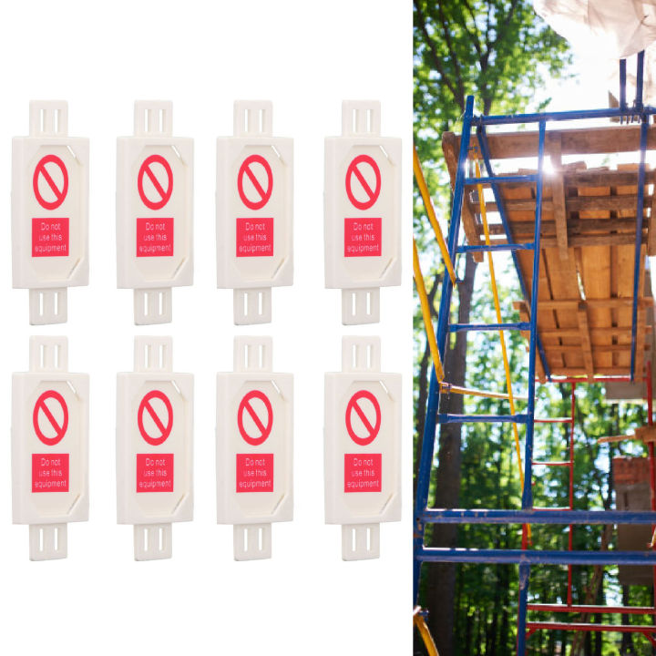 Security Warning Signs Small Scaffold Tags Clear Indication 50 Pieces ...