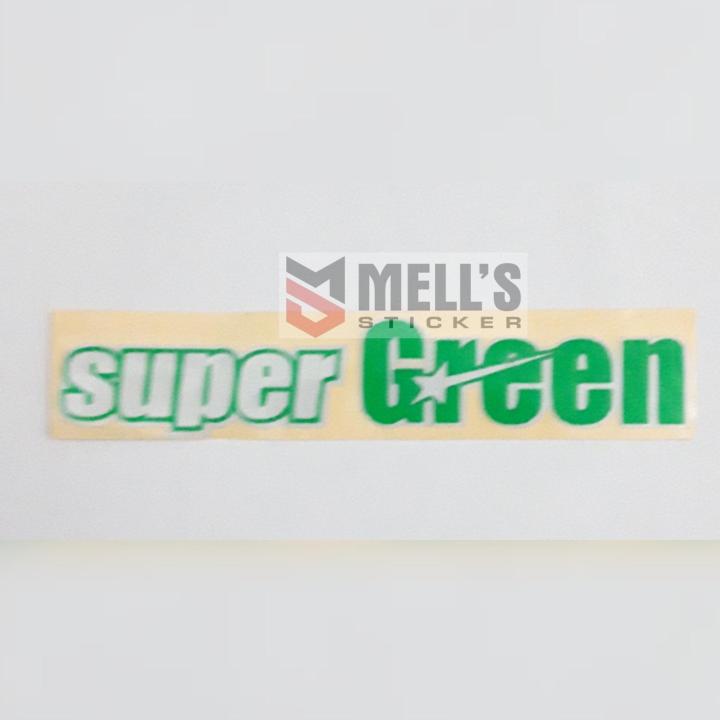 stiker sticker super green | Lazada Indonesia