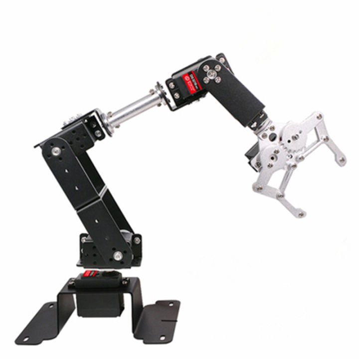 [xigai] MG996 6 DOF Robot Arm Manipulator Metal Alloy Mechanical Clamp Claw Kit For Arduino ...