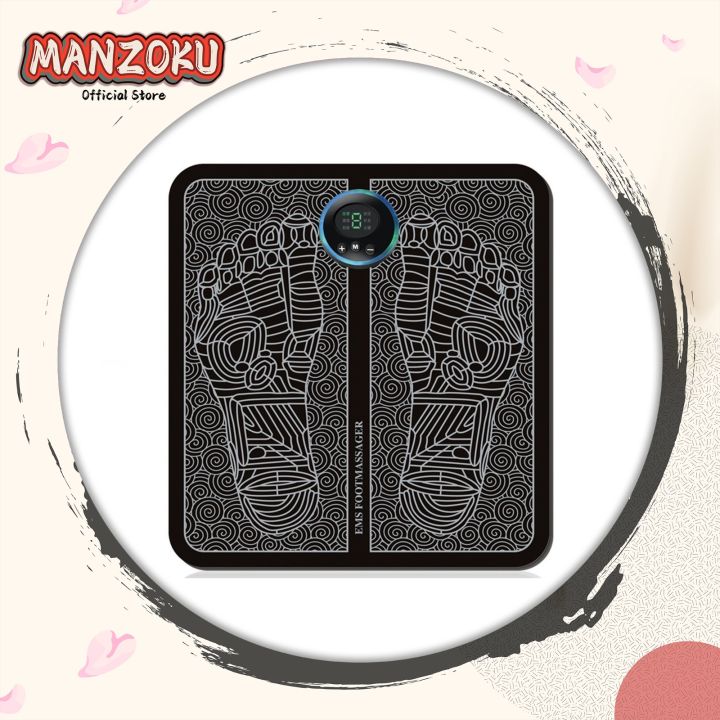 Manzoku Pengurut Kaki Ems Foot Massage Pad Feet Simulator Patch Koyok 4614