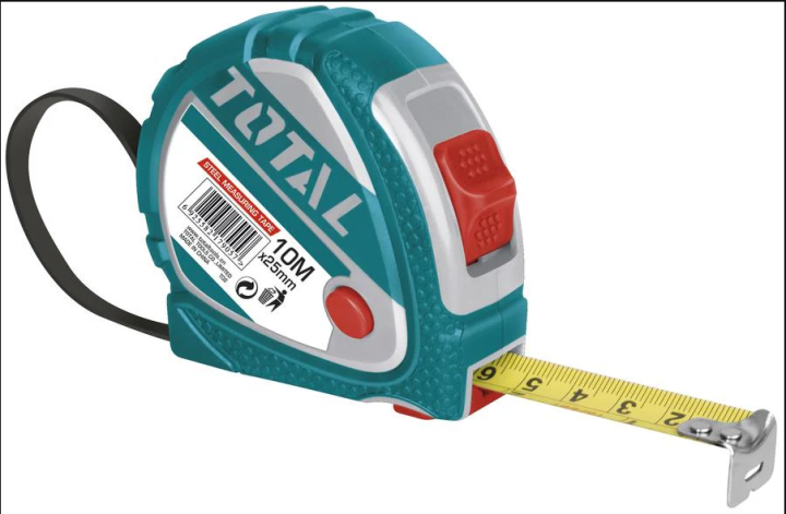 TOTAL Steel Measuring Tape 10M*25MM | Lazada PH