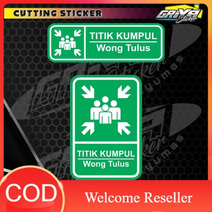 Sticker motor - stiker TITIK KUMPUL WONG TULUS sticker mobil motor JDM ...