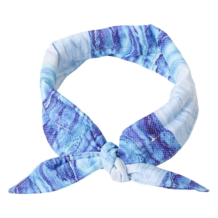 Relieve Summer Hot Dog Cat Cooling Bandana Pet Cooler Ice Scarf Collar ...