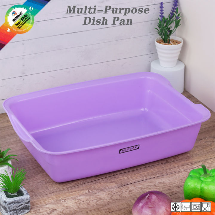 DISH PAN MULTI-PURPOSE DISH PAN DISH pan set of tray for indoor and ...