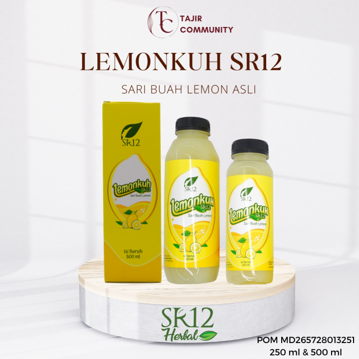 Lemonkuh SR12 Sari Buah Lemon Asli Minuman Herbal Daya Tahan Tubuh dan ...