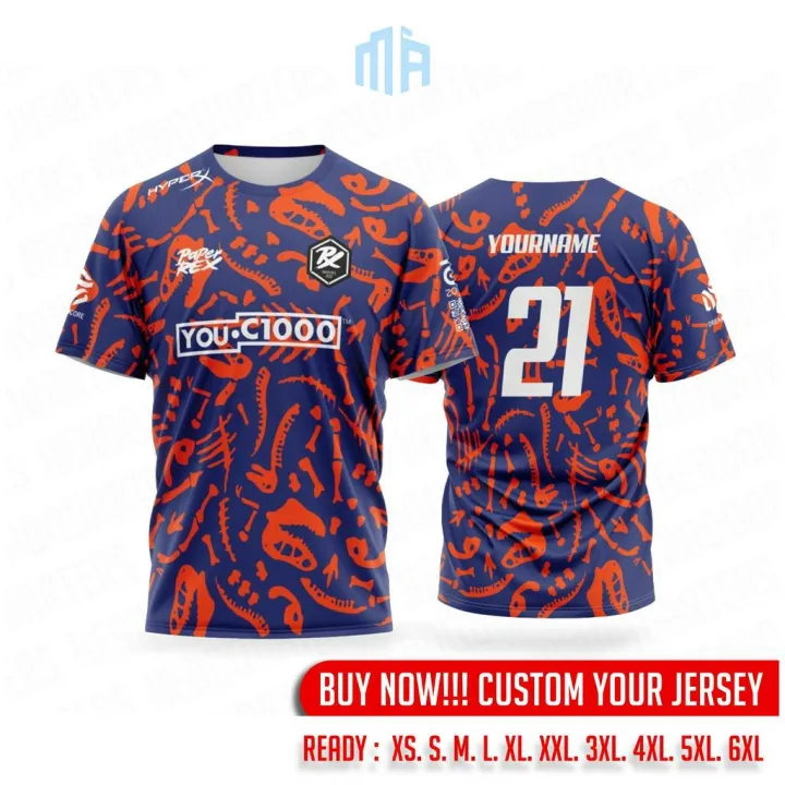 Jersey Gaming PRX Paper REX valorant esport Kaos Custom Full Printing ...