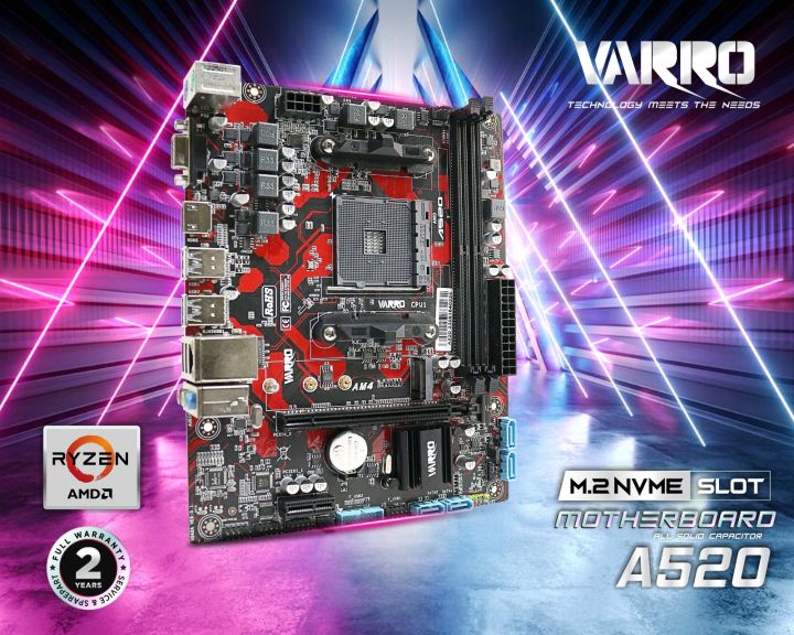 Motherboard Varro AMD A520 | Lazada Indonesia
