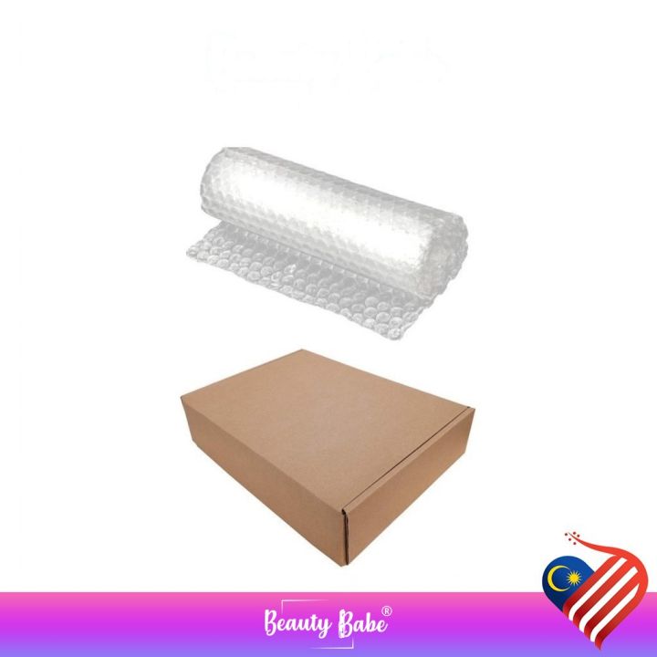 Extra Protection: Bubble Wrap / Box Packaging [Beauty Babe] | Lazada