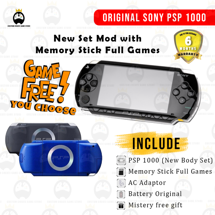SONY ORIGINAL PSP 1000 PlayStation Portable FREE GAME (FREE TO CHOOSE ...