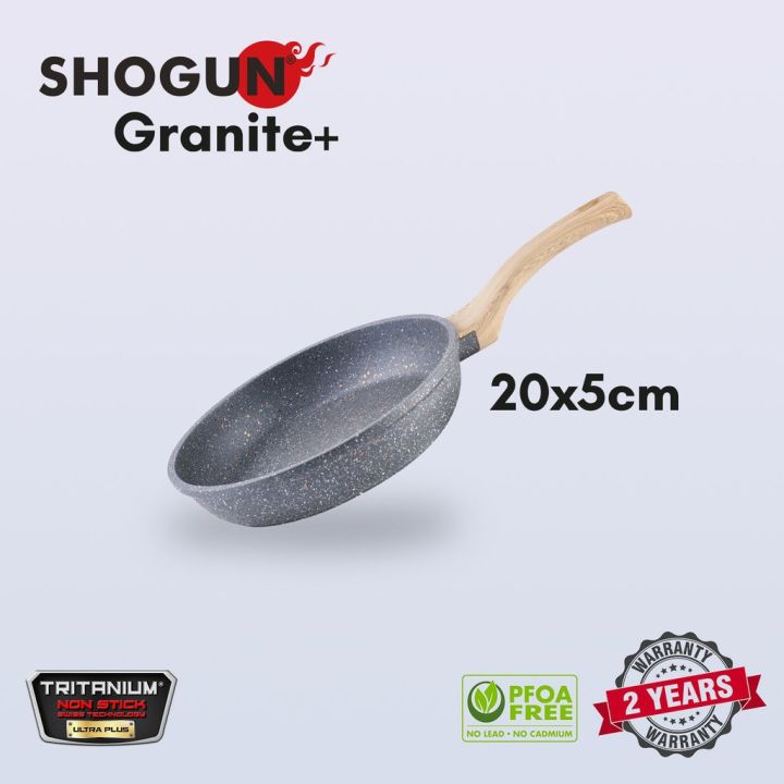 Shogun® Granite-Plus 20cm Frypan with Induction Base - 352620 READY ...
