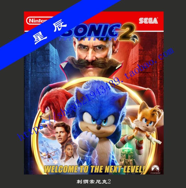 Sonic Hedgehog 2 Supersonic Rat Movie 2 (2022) Panoramic Mandarin Blu ...