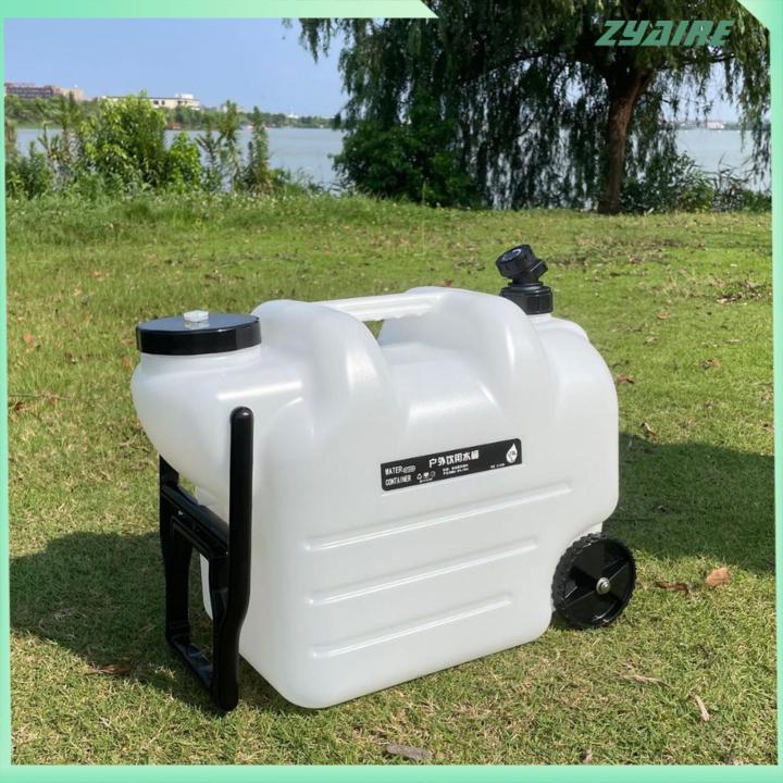 ZYAire Water Container with Wheels Water Storage Carrier for Camping ...