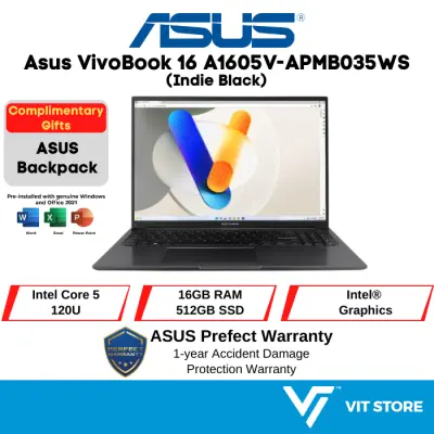 ASUS Vivobook 16 (A1605V) Price in Malaysia & Specs - RM3199 | TechNave