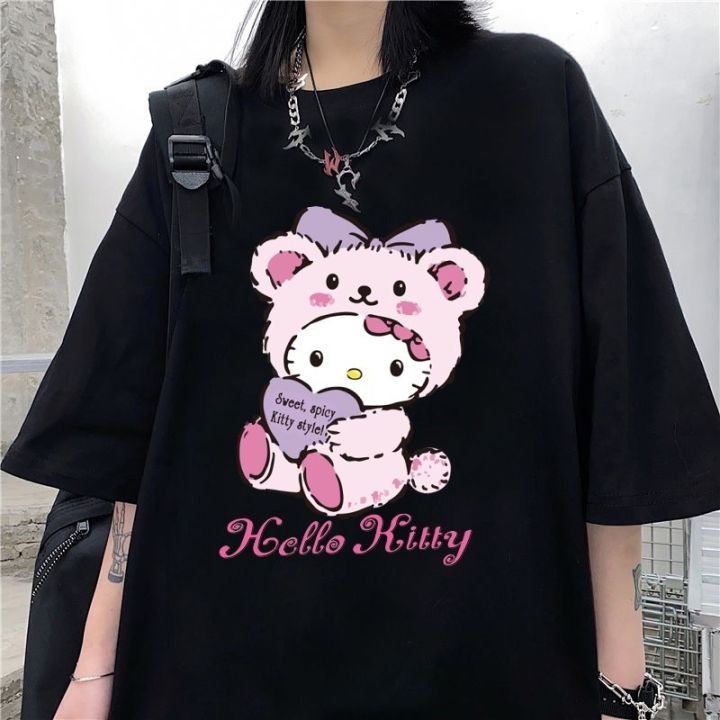 ย้อนยุค💥💥y2k Cartoon kuromi Streetwear Japanese Harajuku Hello Kitty ...