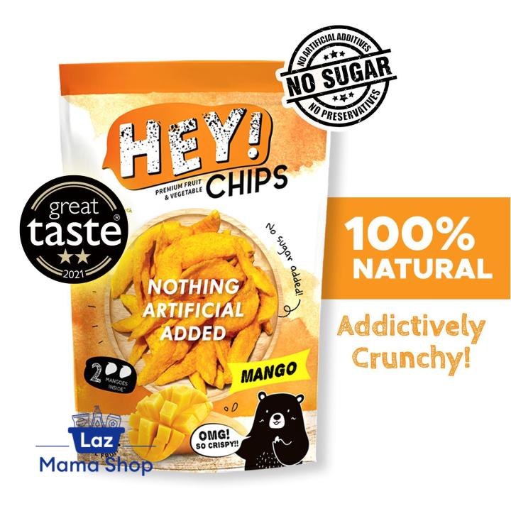 Hey! Chips - Mango (Healthy Natural Kids Snacks Gluten Free Vegan Halal ...